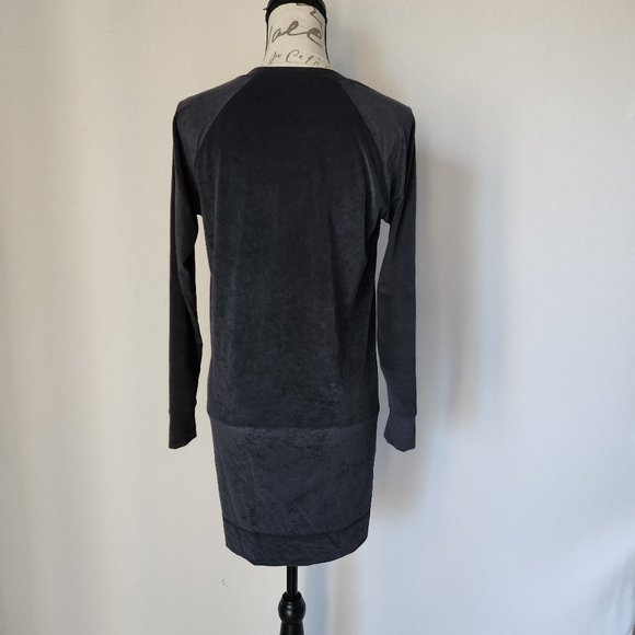 James Perse | Dresses | James Perse Japanese Velvet Sweat Dress Long ...